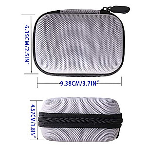 waiyu Hard Storage Case for Bose QuietComfort/Bose Sport Earbuds, Case (Gray)