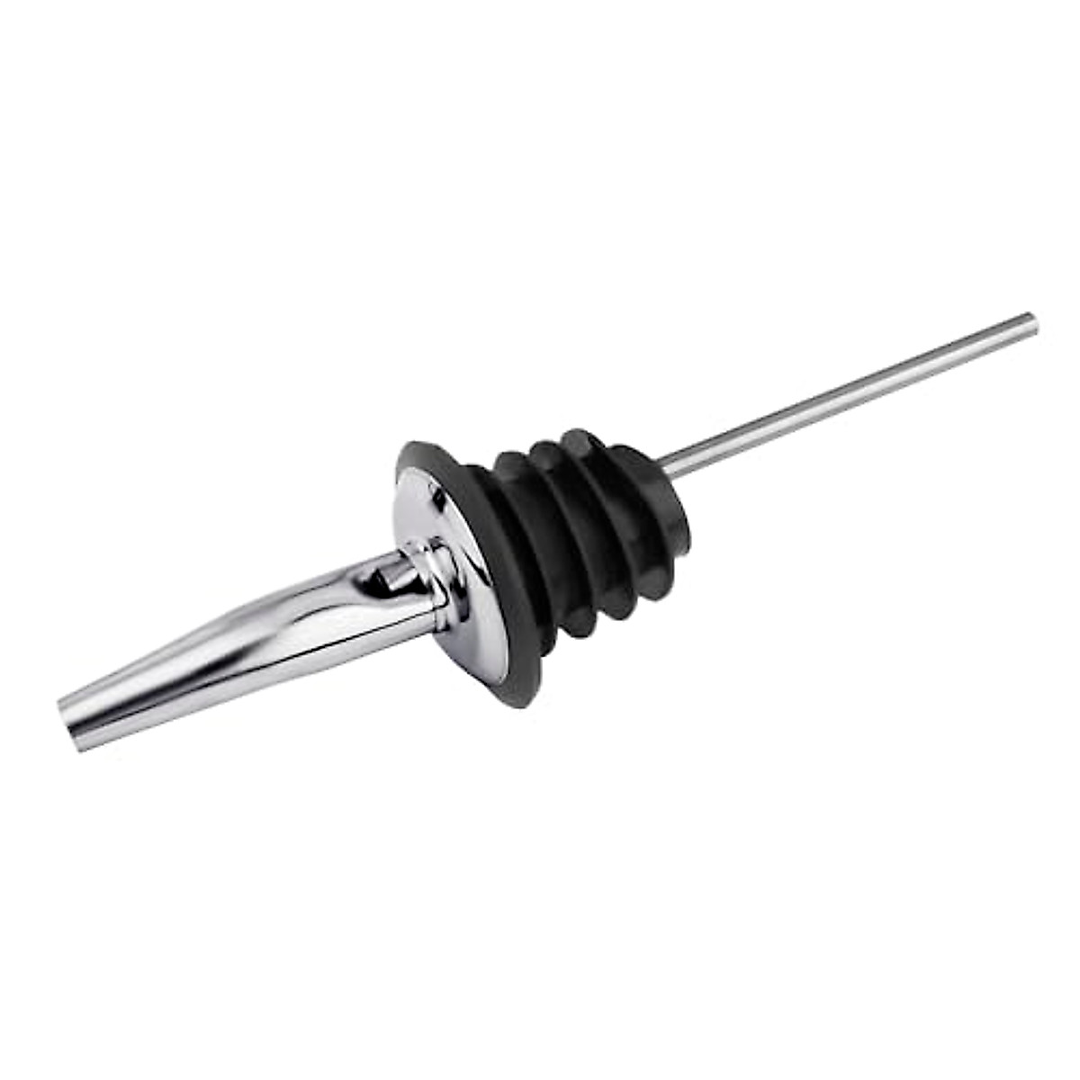 New Star Foodservice 26825 Stainless Steel Bottle Pourers w/Tapered Spout, Set of 12