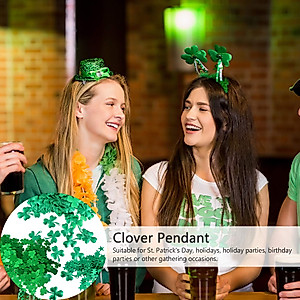 PRETYZOOM 1 Set Drip Paper Scrap St. Patricks Day Decor Prop Favor Wedding Diy Table Crafts Shamrocks Table Confetti Lucky Irish Confetti Shamrock Party Favor Make up Sprinkle Pvc