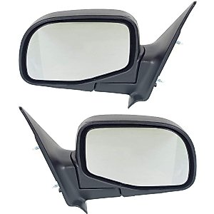 Kool Vue Left & Right Door Mirrors Compatible With Ford Ranger 1998-2005 Paintable Pair Extended Cab