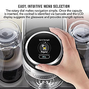 Bartesian Professional Cocktail Machine, 5 Premium Glass Bottles, 55306