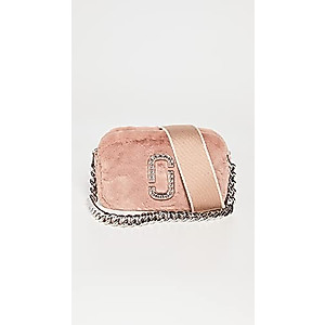 Marc Jacobs Women's The Plush Snapshot, Fluffy Rose, Pink, One Size