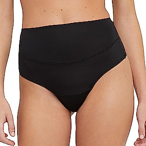 Hanes Women's Panties Pack, Smoothing Microfiber No-Show Underwear, May Vary, Assorted Colors, 6-Pack Thongs, 7