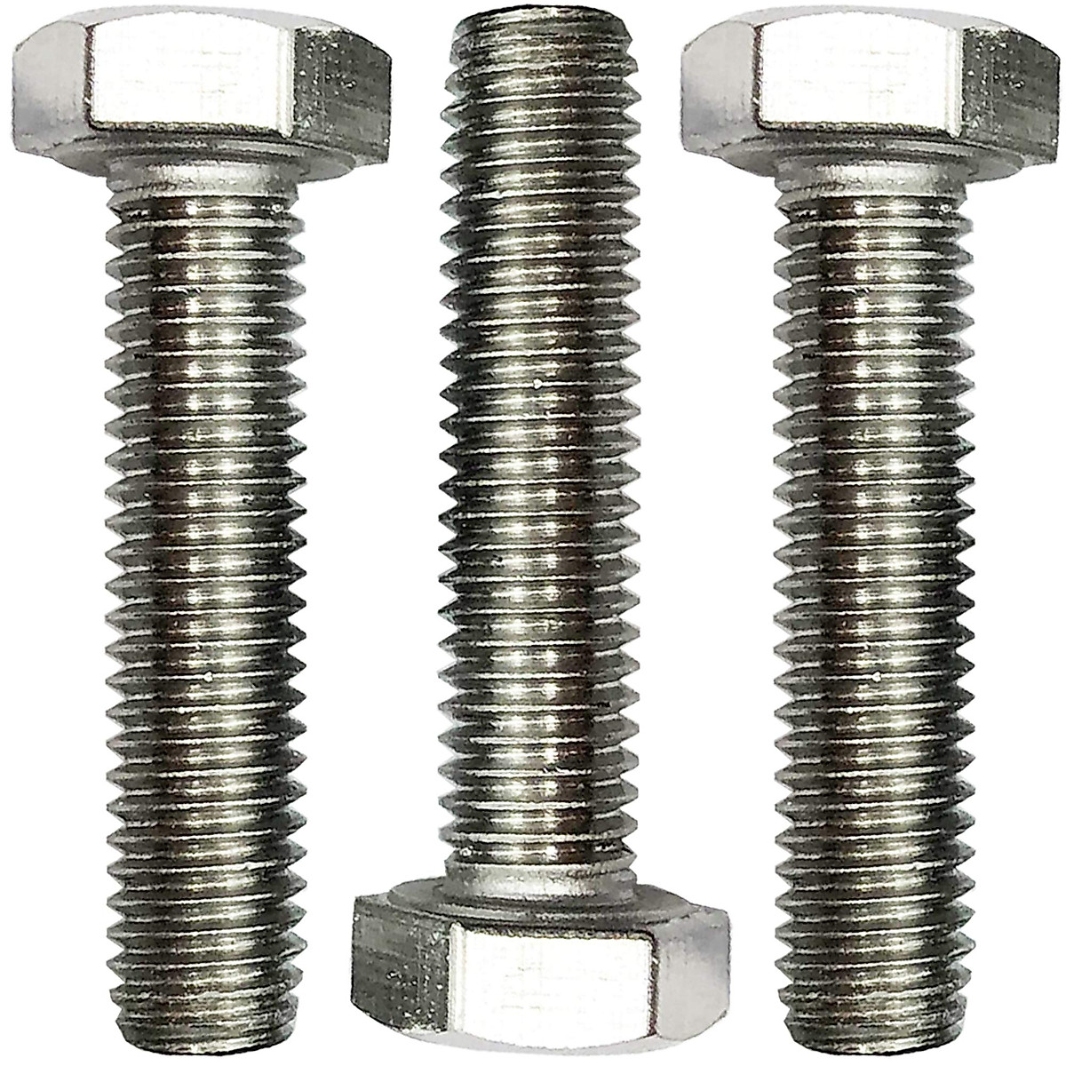 3/8" -16 x 2-304-STAINLESS Steel - 18-8 HEX Head Bolt - 304 Grade. General Purpose - Hurricane Bolt (50)