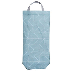 Plastic Bag Holder, Wall Mount Grocery Bag Dispenser Garbage Bag Organizer with Easy Access Top and Bottom Openings for Home Office Kitchen (Style1 Rectangle)