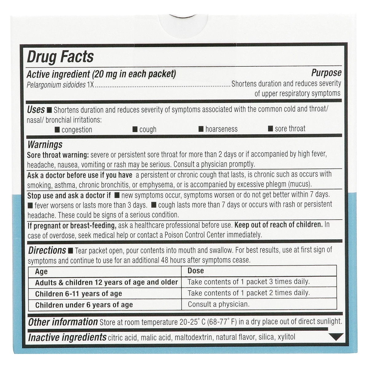 Natures Way Cherry Kids Coldcare Umcka, 10 CT