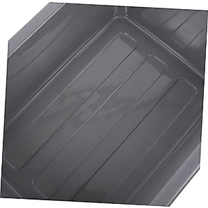 Hohopeti 2pcs Box Storage Basket Commercial Bus Tub Restaurant Wash Basin Food Service Bus Dishwashing Tub Vegetable Tote Tub Food Storage Bin Commercial Tote Tub Washing Basin Tub Pp Grey