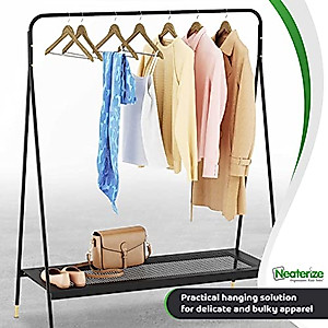 Wooden Hangers for Clothes - Heavy Duty Non-Slip Pants Bar & 360 Swivel Hook |Ganchos De Ropa | Great for Suits, Coats, Clothing [20-Pack - Vintage]