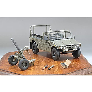ファインモールド(FineMolds) Fine Mold FM59 1/35 Military Series Ground Self-Defense Force 4.7 inches (120 mm) Mortar RT w/Heavy Duty Tow Car Plastic Model Molded Color