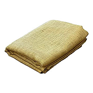 AK TRADING CO. 40" x 15 Feet Gardening Multipurpose Natural Burlap Fabric, High Density Jute Fiber Material for Decor, Home, Crafts, Garden & DIY Projects