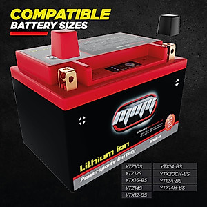 MMG YTZ14S Z14S Lithium Ion Sealed Factory Activated Powersports Battery 12V CCA 300 for Motorcycle BMW Honda KTM Yamaha (MMG4)