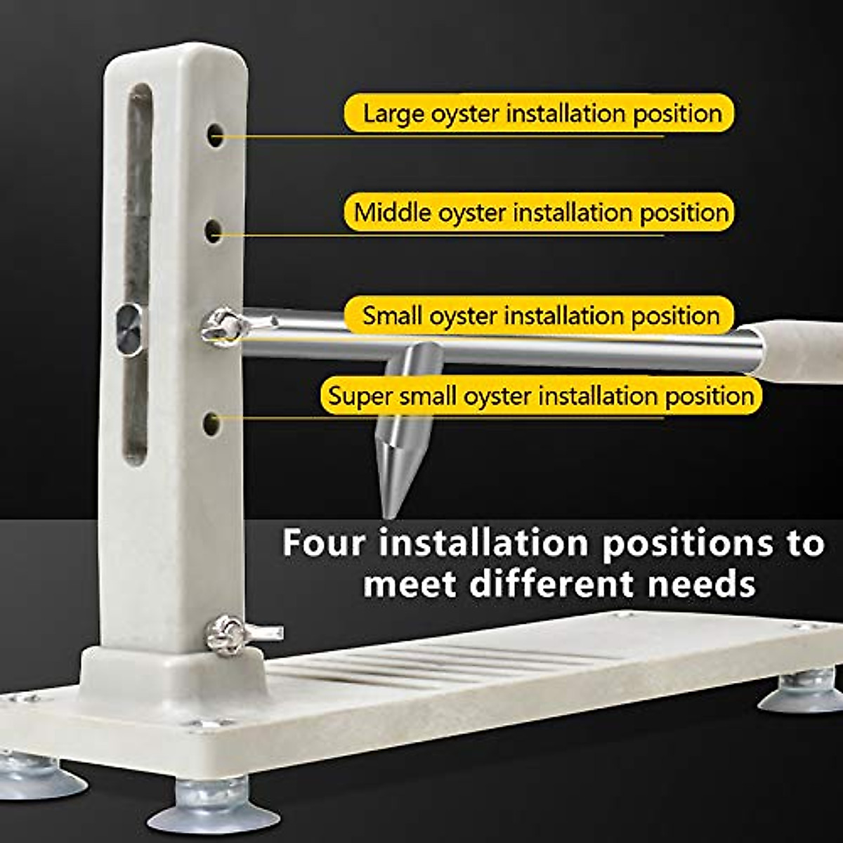 Horizontal Oyster Shucker, Oyster Clam Opener Tool and Knife Set For Hotel & Family Buffet