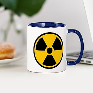 CafePress Radioactive Symbol Mugs Ceramic Coffee Mug, Tea Cup 11 oz