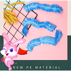 50Pcs Cage Liners for Small Animals-Upgrade Blue Disposable Rabbit Cage Liner Plastic Guinea Pig Cage Bedding Hamster Litter,Leak Proof Cage Liner Bag Toilet Film for Bunny Hamster Hedgehog Cage