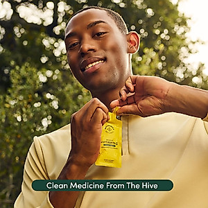 Propolis Liposomal Vitamin C by Beekeeper's Naturals, 1000mg Vitamin C, Propolis & Organic Honey, Supercharged Immune Support & Increased Bioavailibity for Max Absorption, 12 Ct