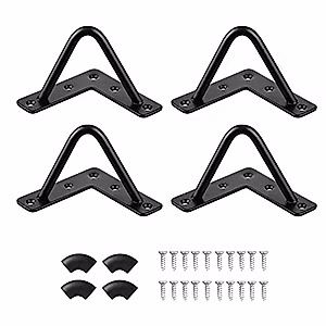 LCSDLHLSY Hairpin Legs 4 Inch, Metal Furniture Legs with Floor ProtectorsSet of 4 - Home DIY Projects for Cabinets, Coffee Table Legs, Wardrobes, TV Cabinets, Drawers, Bedside Tables, Sofas, etc，