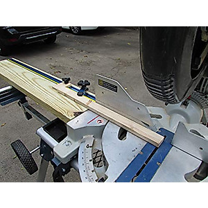 POWERTEC 71133 Double T-Track | 36 Inch Aluminum Extrusion Tracks, Anodized Blue