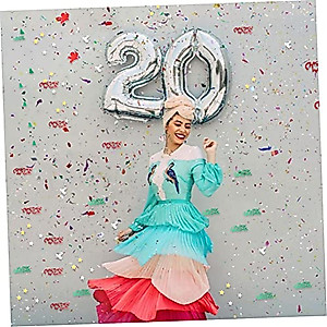 NOLITOY Merry Christmas Confetti Christmas Tree Confetti Christmas Tree Decoration Ornaments Metallic Confetti Xmas Tree Confetti Glitter Confetti for Christmas Nativity Decor Flash Crafts