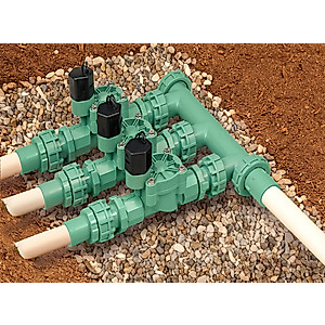 Orbit 91207 3-Valve Preassembled Manifold, Poly Pipe