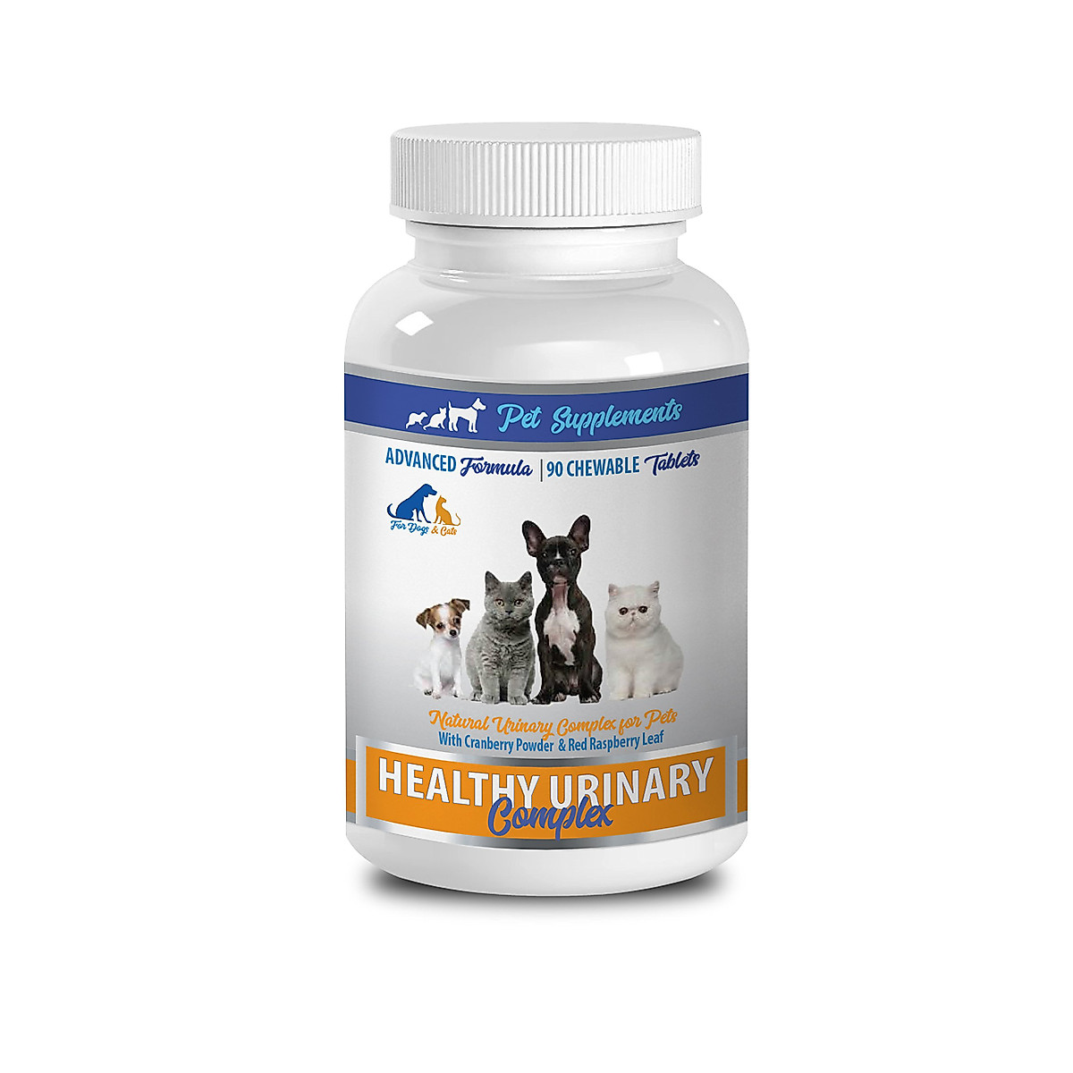 cat Urinary Diet - PET Healthy Urinary Complex - Dogs and Cats - Natural - VETS Recommended - cat Marshmallows - 1 Bottle (90 Treats)