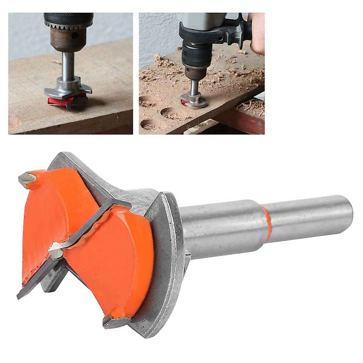 Forstner Drill Bits Wood Hole Saw Bits 35mm Steel Boring Positioning Drill Bit Wood Hole Saw for Cupboard Cabinet Hinge