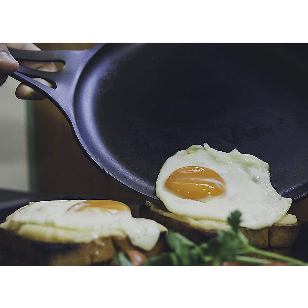 AUS-ION Skillet, 10.2" (26cm), Smooth Finish, 100% Made in Sydney, 3mm Australian Iron, Professional Grade Cookware
