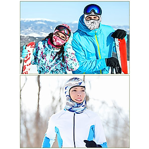 54 Pcs Balaclava Face Mask UV Sun Protection Ski Full Face Mask Breathable Full Head Mask Motorcycle Cycling Bike Ski for Men Women