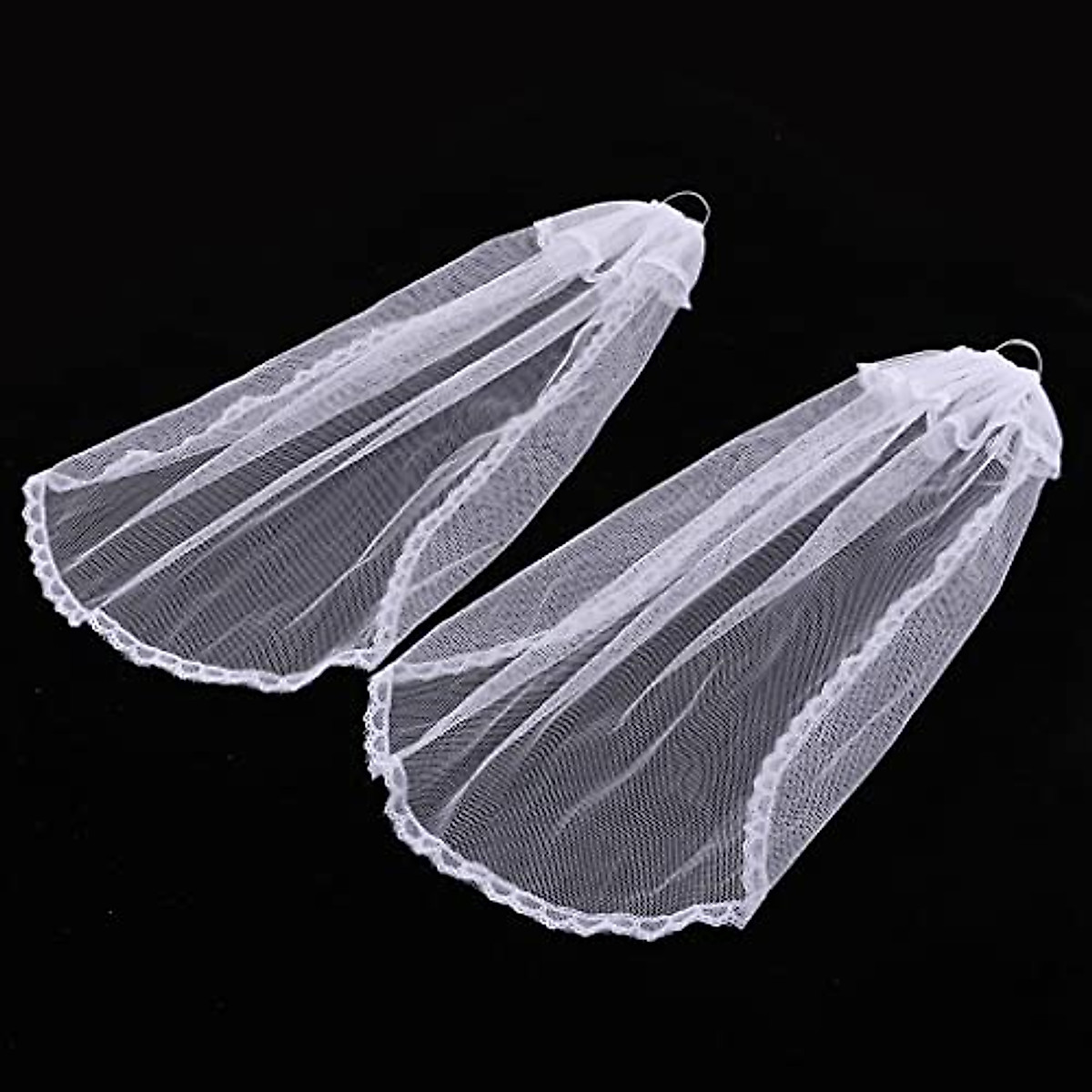 Esquirla White Doll Wedding Veil for Wedding Dress Clothes for 12 Inches