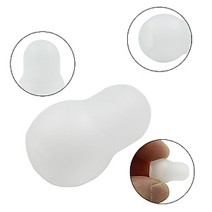 Hitefu 4PCS Stethoscope Ear Tips Replacement Silicone Earbuds, Universal Silicone Earplugs for Stethoscope, Stethoscope Spare Parts, Transparent