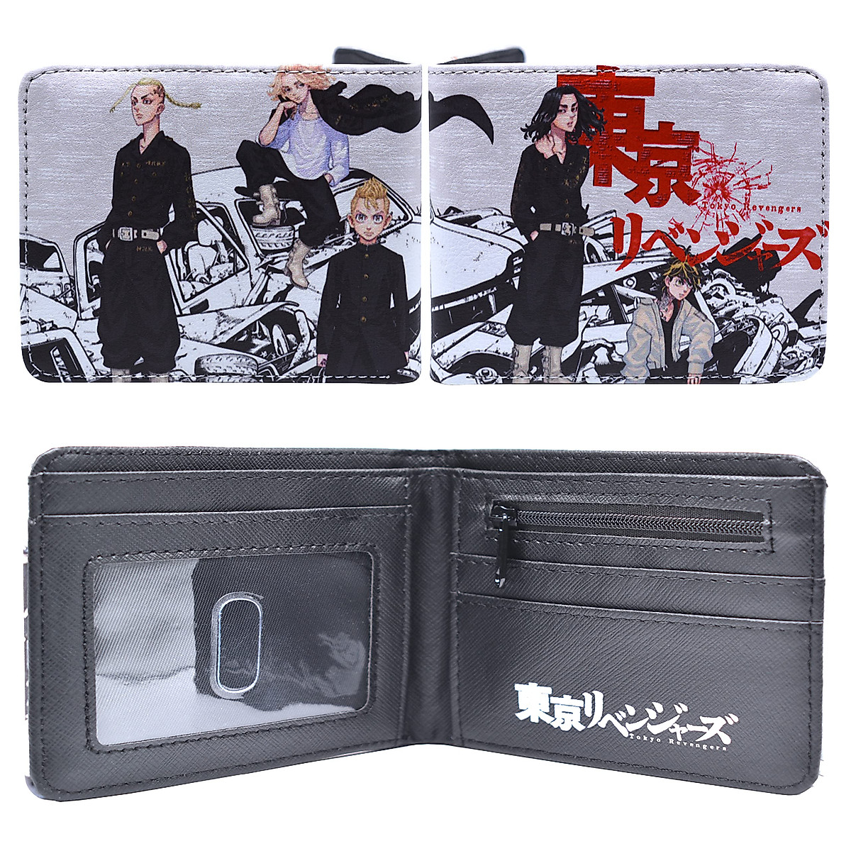 Amatensu Anime Characters Baji Keisuke wallet Mikey wallet Manjiro Sano wallet Draken wallet B