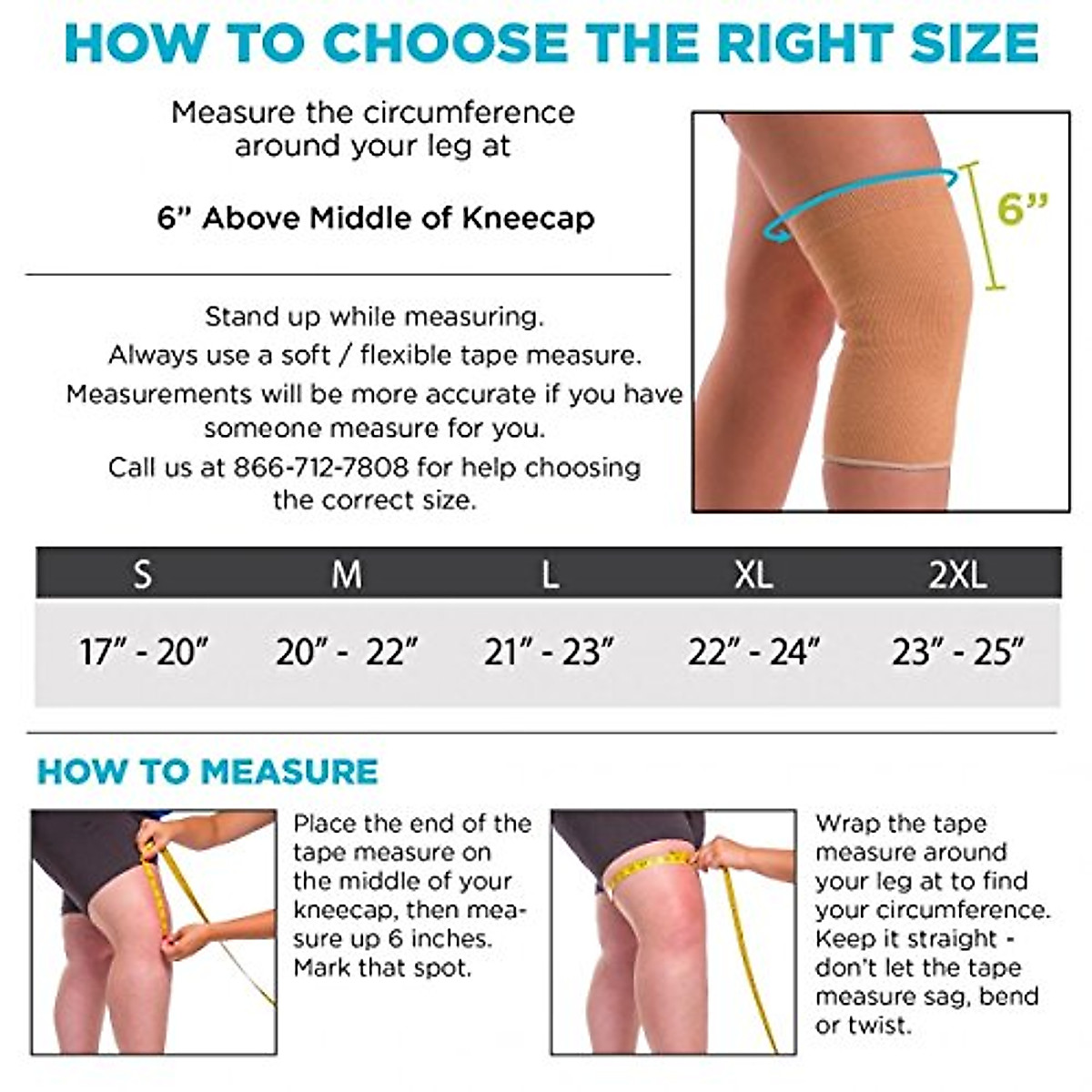 BraceAbility Elastic Slip-on Knee Sleeve | Cotton Fabric Knee Pain Compression Bandage for Stretchy, Lightweight & Comfortable Support (Medium)