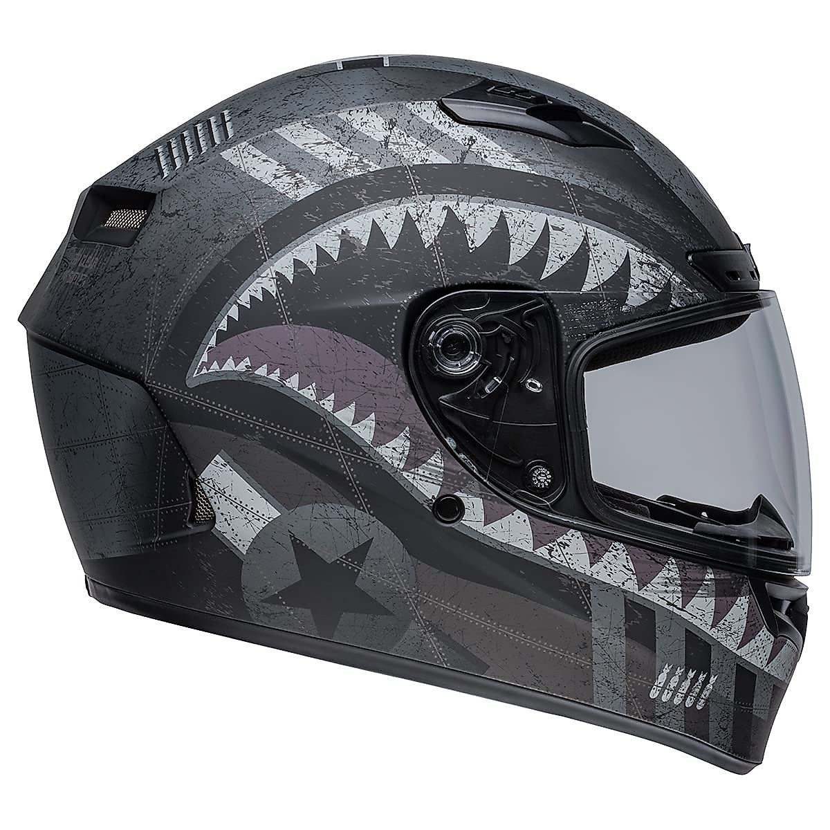BELL Qualifier DLX MIPS Street Helmet (Devil May Care Matte Black/Gray - Medium)