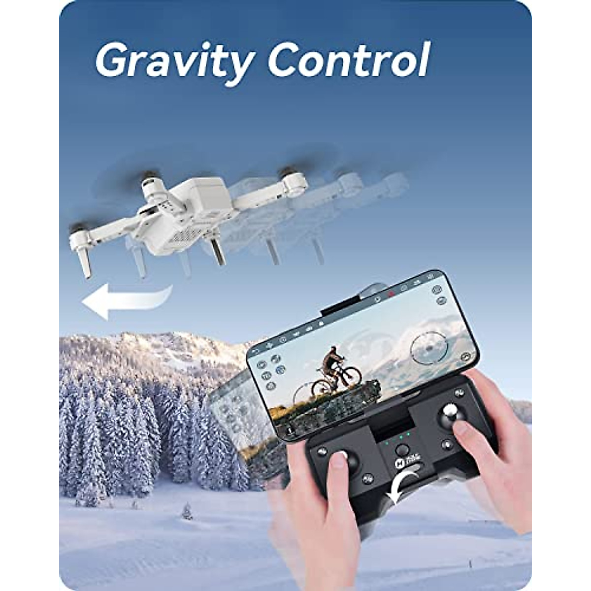 Holy Stone Drone with Camera for Adults, HS430 FPV HD 1080P Video Drones for Beginner, Foldable Hobby RC Quadcopter,Toys Gifts with Circle Fly, Throw to Go, 3 Batteries 39 Mins Long Flight Time