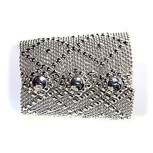 B11-N Chrome Finish Bracelet - Liquid Metal by Sergio Gutierrez (7.5)