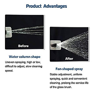 Front Windshield Washer Nozzles kit Replaces 55157319AA, 4806312AA Compatible with 08-12 Liberty, 06-10 Commander, 07-11 Dodge Nitro Spray Jet Kit 2 PCS