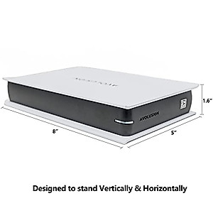 Avolusion PRO-5X Series 3TB USB 3.0 External Gaming Hard Drive for PS5 Game Console (White) - 2 Year Warranty