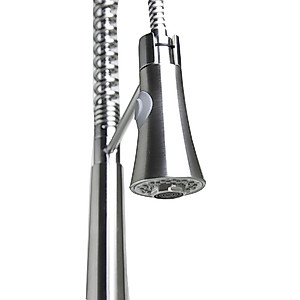 ALFI Brand AB2039S Solid Stainless Steel Commercial Spring Kitchen Faucet