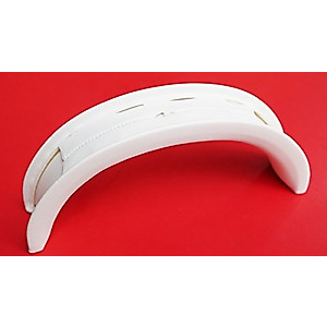 Earpads Leather Cushion Repair Parts for Monster Inspiration Headphones Replacement Earmuffs (Headband White)