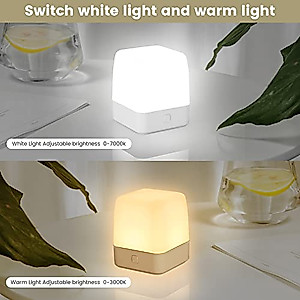Portable Night Light for Kids, LED Nursery Night Light for babies, Rechargeable Nursing Light Dimming Nightlight Baby Lamp Touch Night Light Bedside Lamp for Breastfeeding with Memory Function