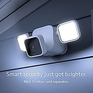Floodlight Mount Accessory for Blink Outdoor Camera 3rd Gen with 2-year battery life (White)