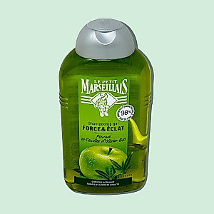 Le Petit Marseillais French Shampoo - Apple Extract, Olive Leaf for Normal Hair - 8.4 oz