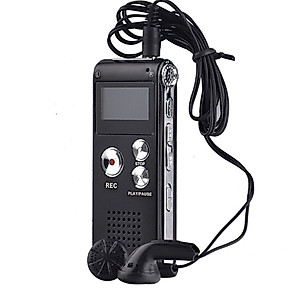 Paranormal Ghost Hunting Equipment Digital EVP Voice Activated Recorder USB US 8GB (Silver)