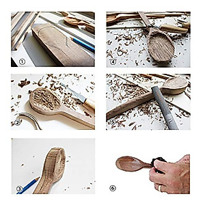 KALINCO Wooden Acacia Salad Servers with Salad Spoon and Fork Set Cooking Utensils for Kitchen (Natural Handmade Cookware) (salad servers)