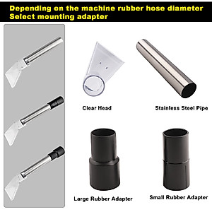 YSJWAER Carpet Vac Extractor Attachment-Tool - Cleaning Vacuum Clear Upholstery Car Detailing Turn Shop Vac into an Extractor