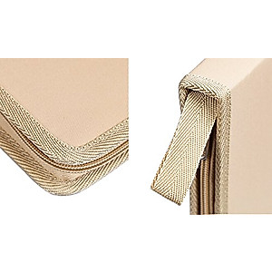 Gullor Fashion Fold Canvas Pencil Case, Black, 36 Holes