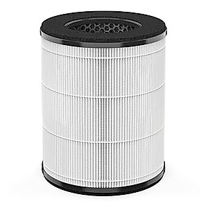 AP-T20 AP-T20FL Replacement Filter Compatible with Homedics Air Purifier Filter Replacement for Homedics Total Clean 3 in 1 Air Purifier Models AP-T20 and AP-T20WT with Higher Grade True HEPA, 1-Pack