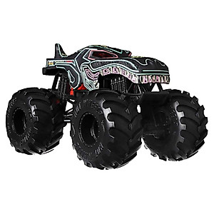 Hot Wheels Monster Trucks Oversized 1:24 Scale Diecast Neon Mega Wrex