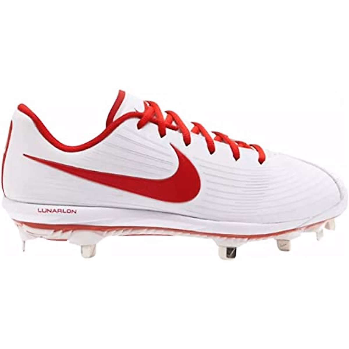 Nike Women's Zoom Hyperdiamond 3 Elite Softball Cleats (White/University Red-White, 7.5)
