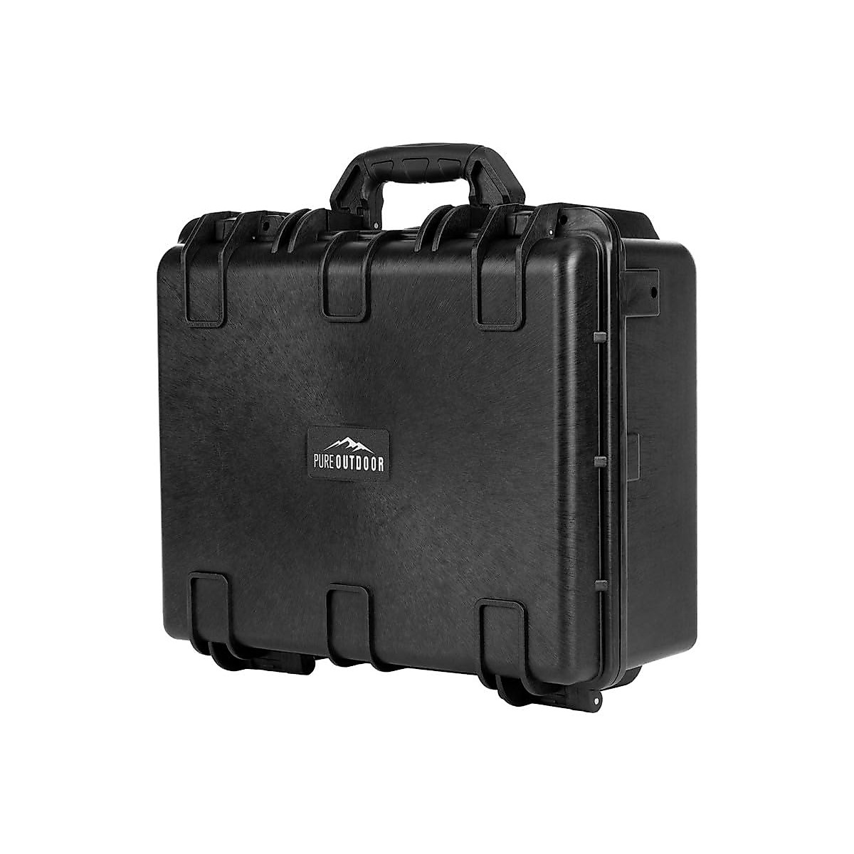 Monoprice Weatherproof Hard Case with Customizable Foam - Shockproof, IP67 Level Dust and Water Protection Up to 1 Meter Depth , 19in x 16in x 8in, 28.5 Liter, Black - Pure Outdoor Collection