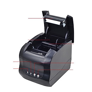 KXDFDC 80 MM Thermal 3 Inch Label Receipt Receipt Mobile Portable Printer Direct Barcode Receipt Printer